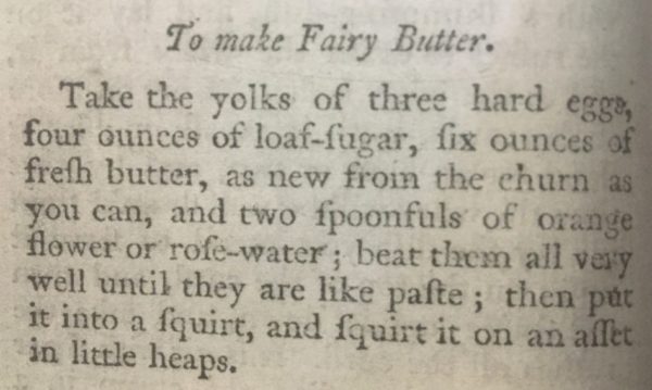 Colonial Cooking: Fairy Butter | Greenwich Historical Society