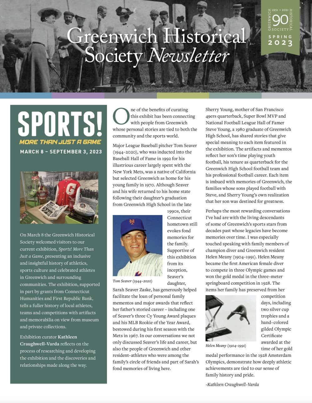 Newsletters | Greenwich Historical Society
