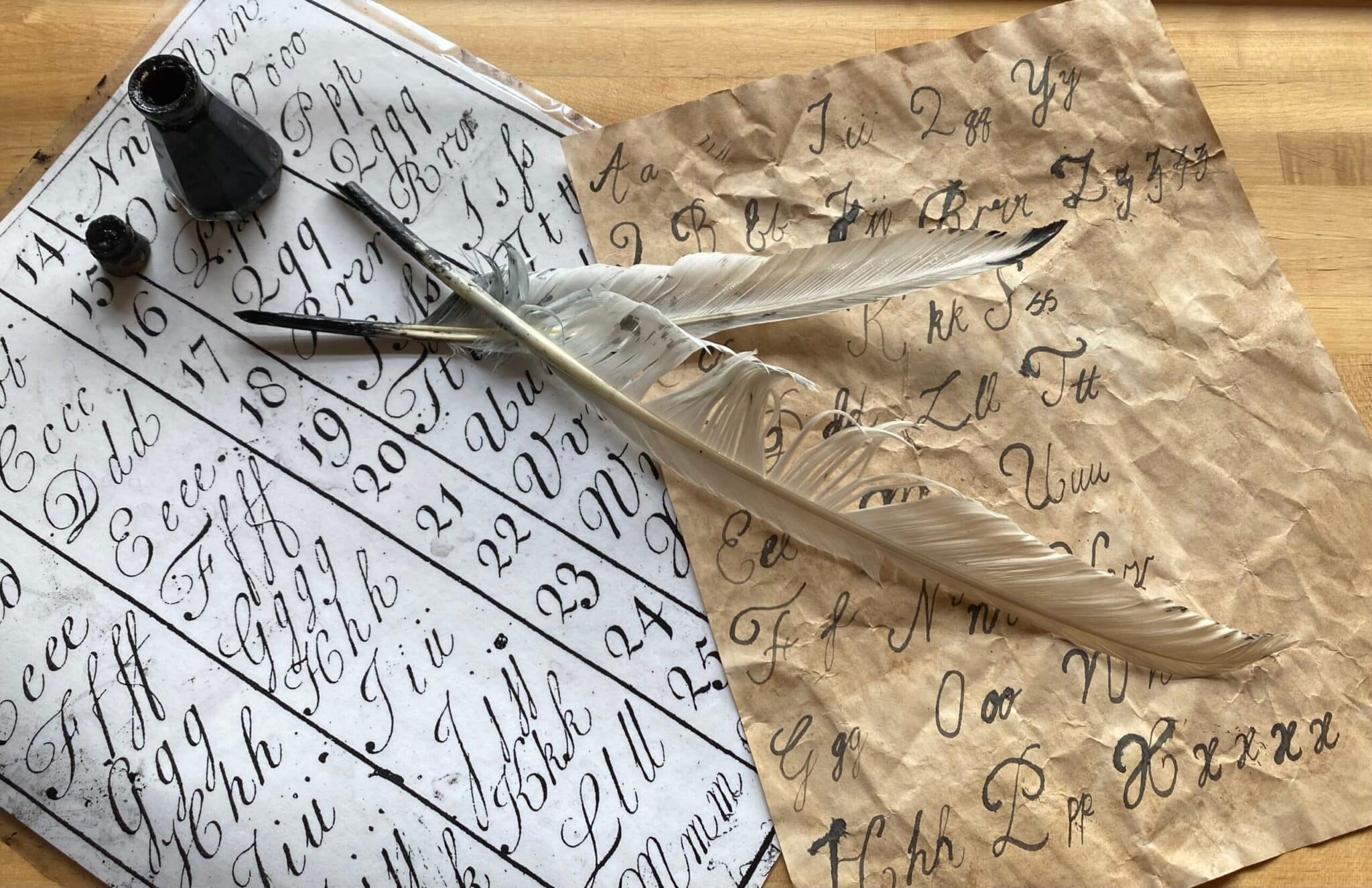 Colonial Crafts: Write with a Quill and Ink in the Time Travelers ...