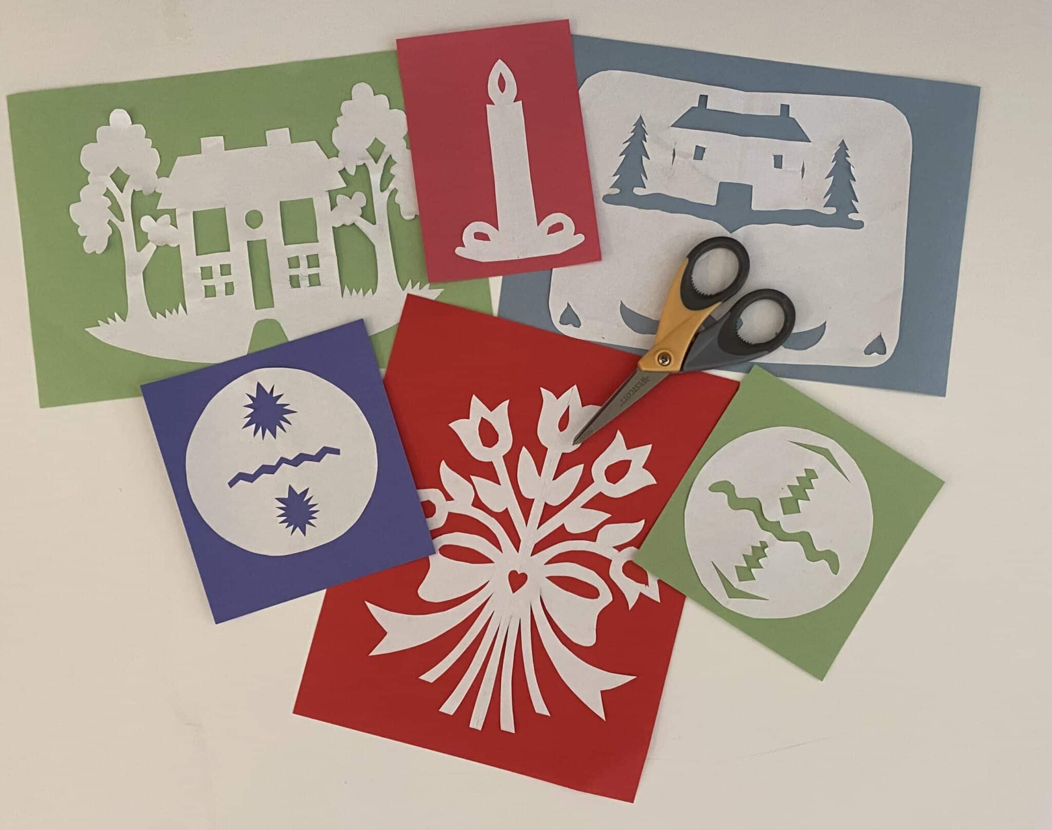 Colonial Crafts: Make “Scherenschnitte” Cards in the Time Travelers ...